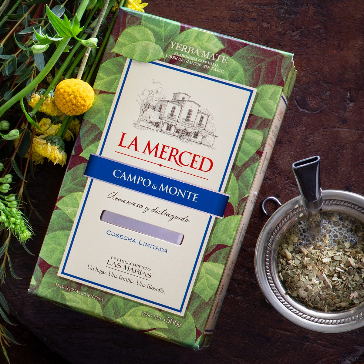 Yerba Mate La Merced Campo y Monte 500g | Sabor Suave y Vigoroso 🌿 ...